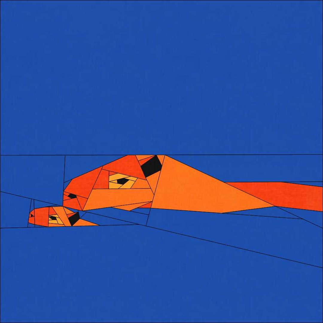 The Capybara Series - Beth and Archie, Foundation Paper Piecing, FPP ...