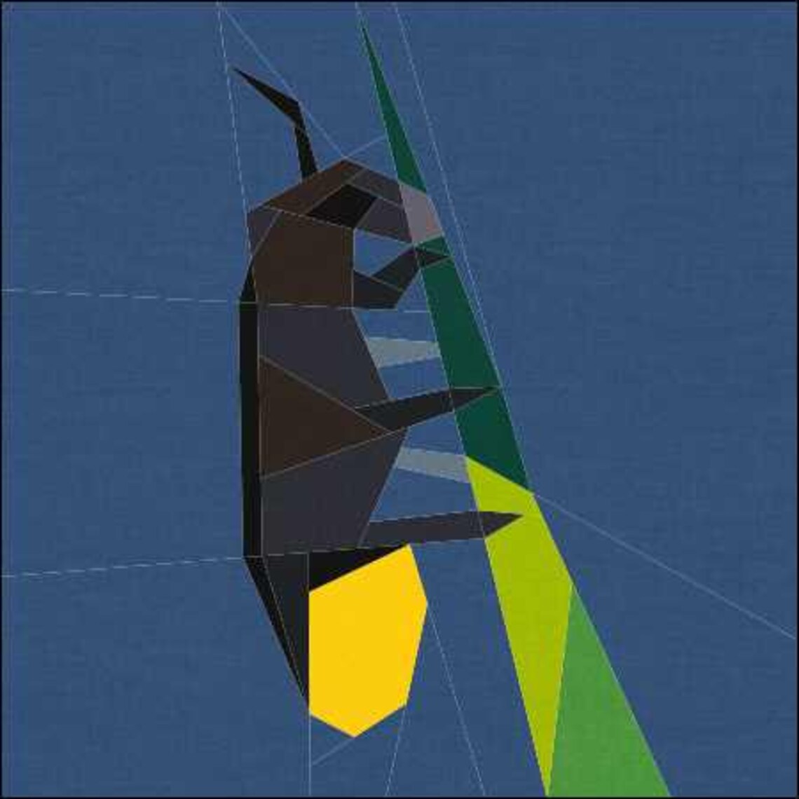 The Firefly - Animalia Collection, FPP Quilt Block - Etsy