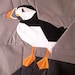 Puffin FPP Quilt Pattern, Foundation Paper Piecing Pattern, Sea Parrot ...
