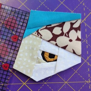 The Grumpy Little Owl FPP Quilt Pattern, Foundation Paper Piecing - Etsy