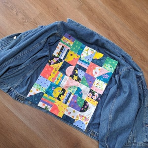 Doodads English Paper Piecing Pattern, EPP Quilt, Denim Jacket Panel - Etsy