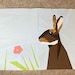 Rabbit Foundation Paper Piecing Block, FPP Quilting Sewing Pattern ...