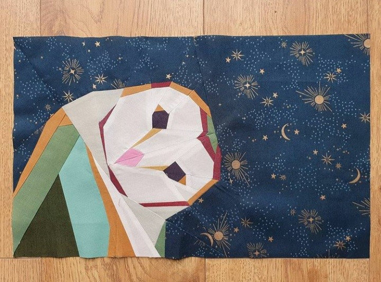 The Curious Owl Foundation Paper Piecing Pattern Barn Owl - Etsy