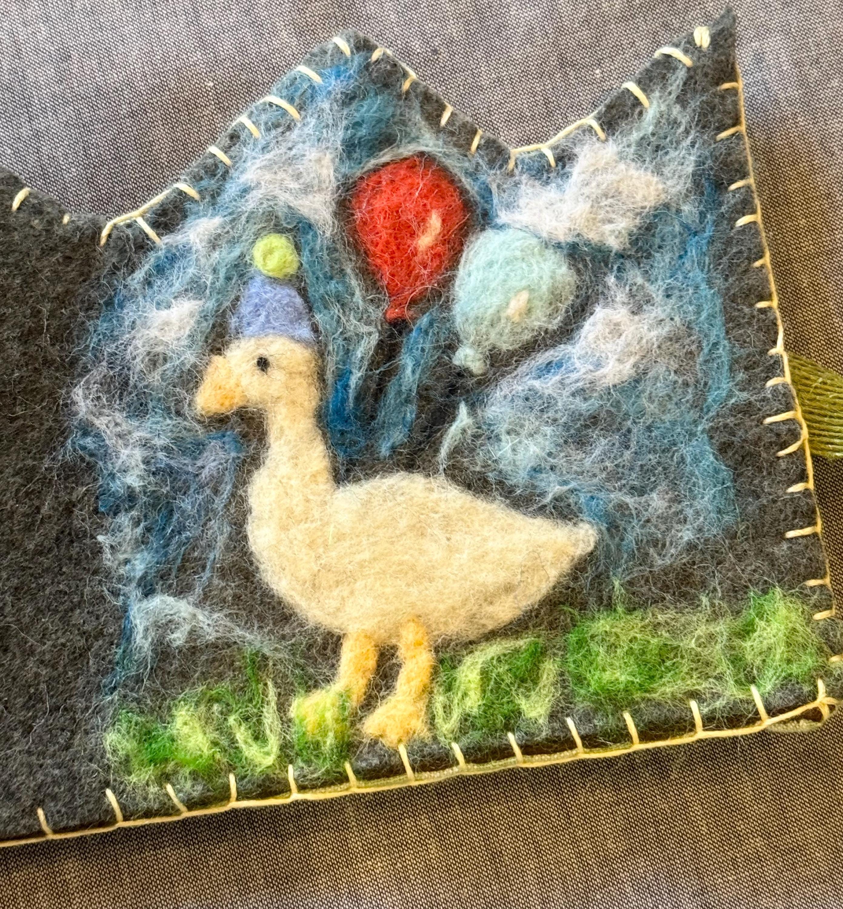Needle Felted Birthday Crown - Silly Goose - Etsy