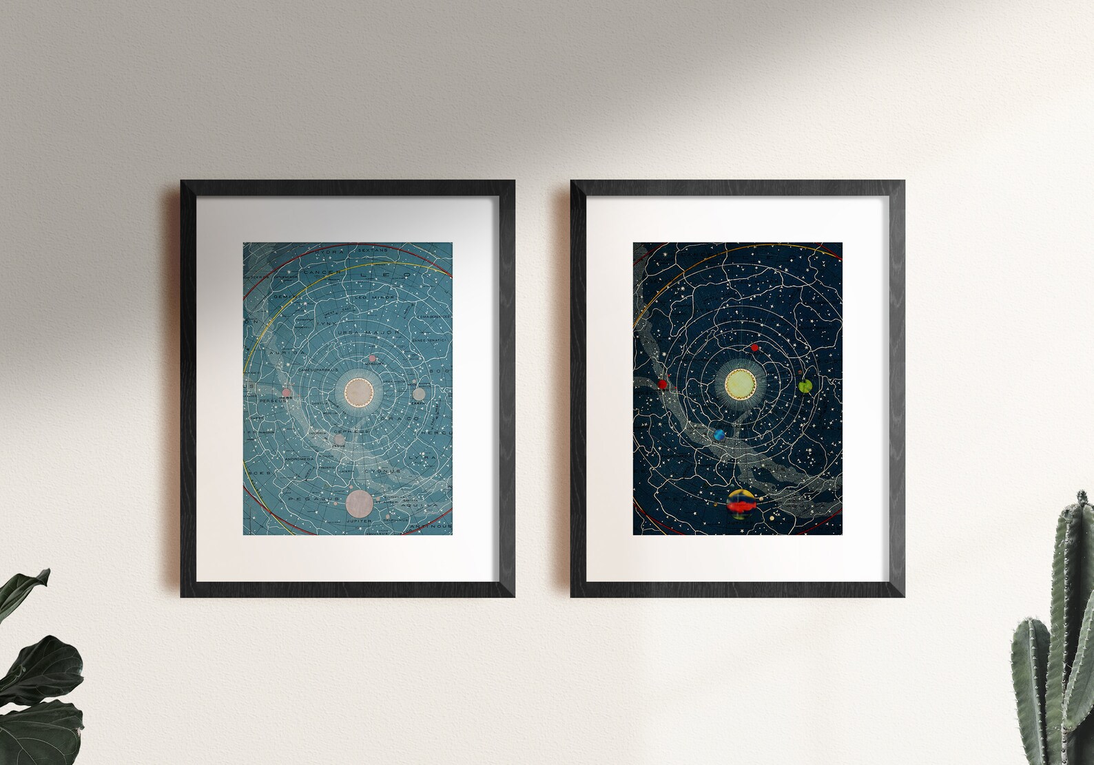 Vintage Celestial Map Stars Astrology Digital Paper Pack // - Etsy