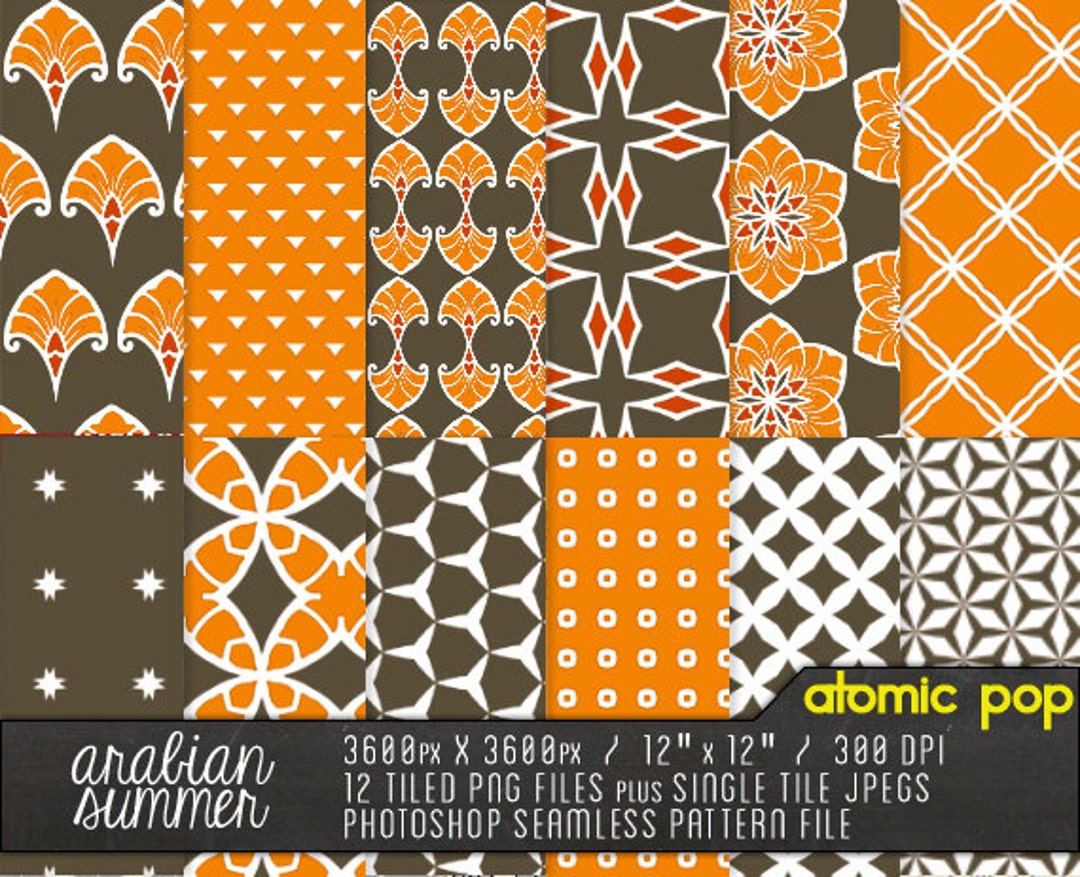 Instant Download // "arabian Nights" Digital Paper Pack // Photoshop ...