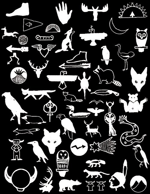 Instant Download // Ethnographic Native American Symbols// Vintage ...