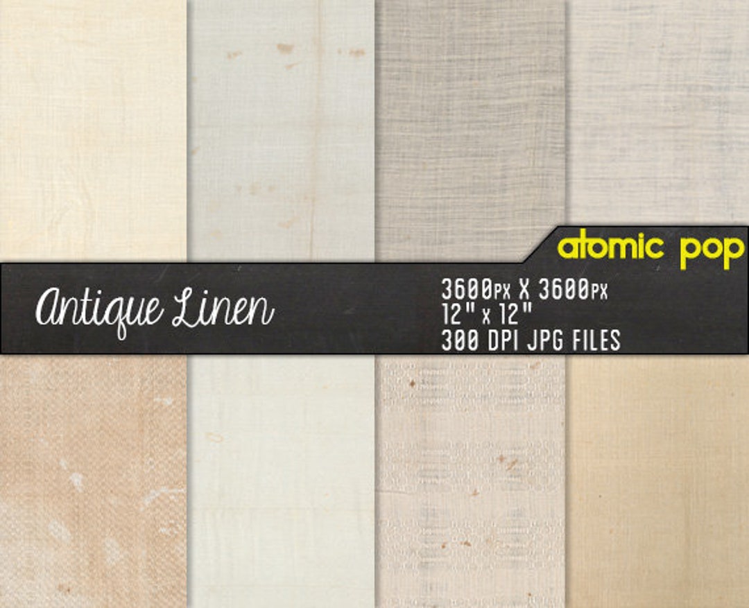 Antique Cream Linen Texture Textile Paper Digital Pack Scrapbooking ...