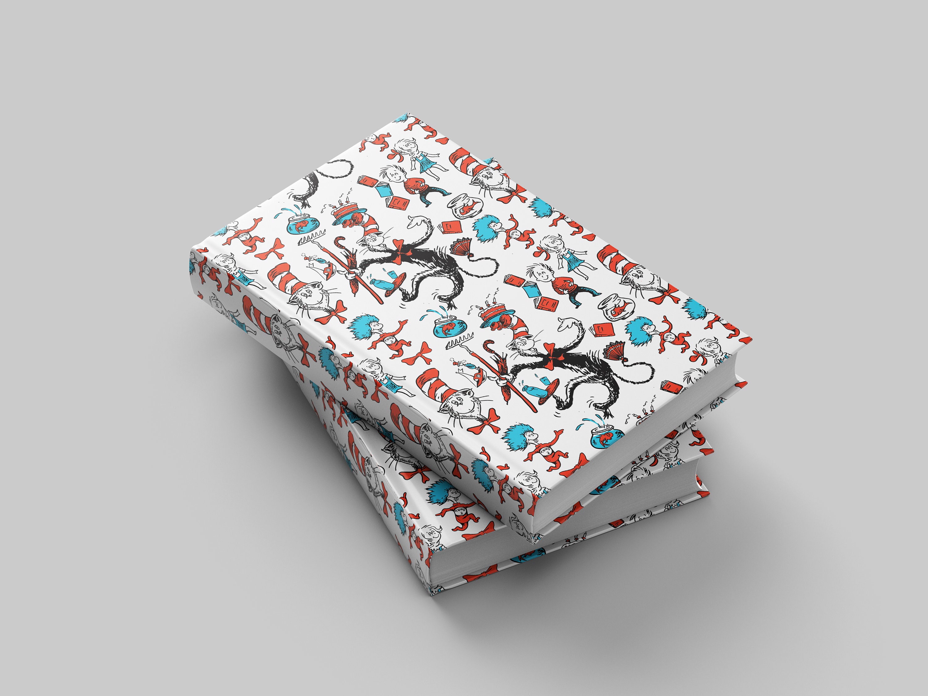 Instant Download // Dr. Seuss Inspired Cat in the Hat Red Blue ...