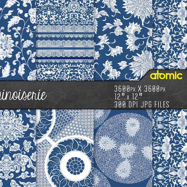 Blue Willow Paper - Etsy