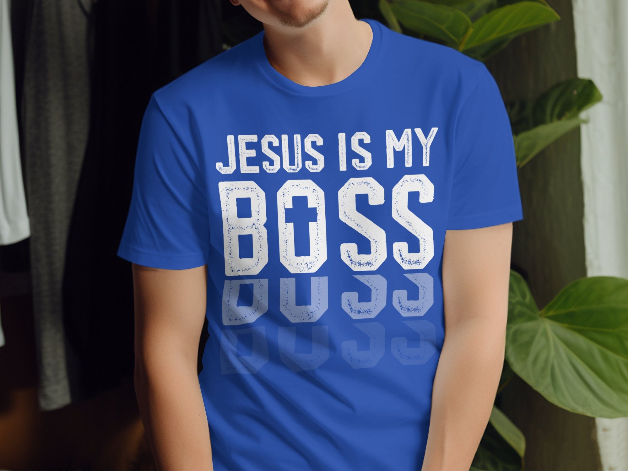Jesus is My Boss Christian God Jesus Faith Confidence T Shirt Tee - Etsy
