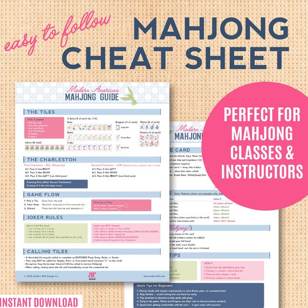 Mahjong in Class - Etsy