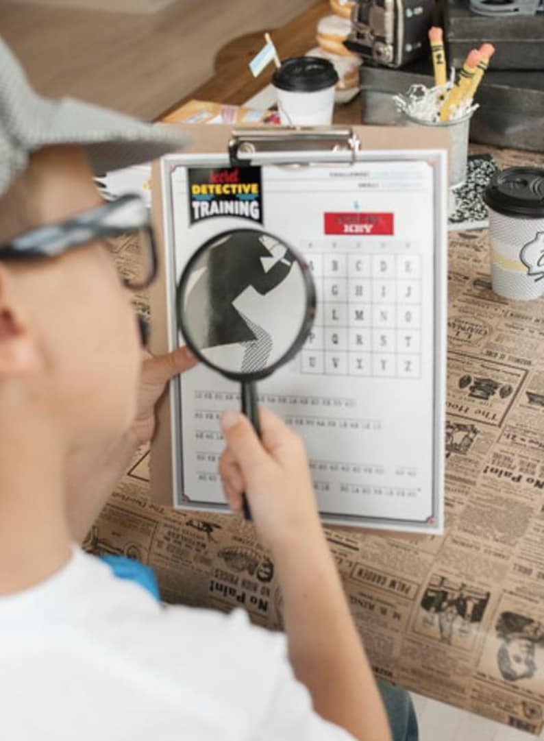 Detective Mystery Party Game Printable – Sleuth Clues, Suspect Profiles ...