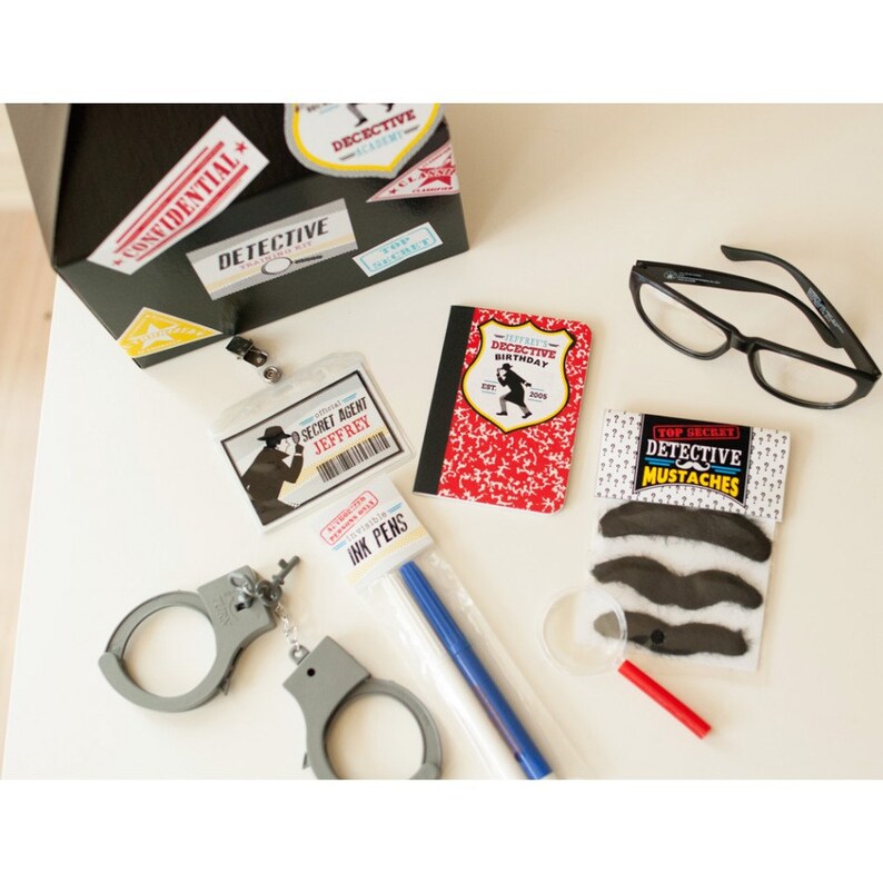 Detective Party Confidential Top Secret Printable Training Kit - Etsy