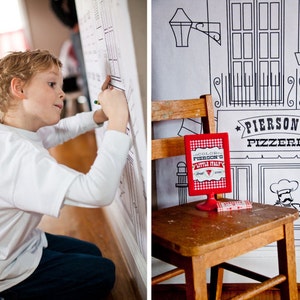 Pizzeria Pizza Party Coloring Wall Poster - Printable Customized Poster ...
