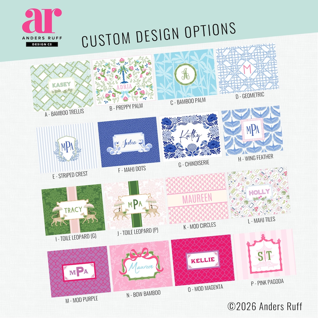 2025 2026 Mahjong Card Cover Large Card Sticker | Mahjong Card Sleeve ...