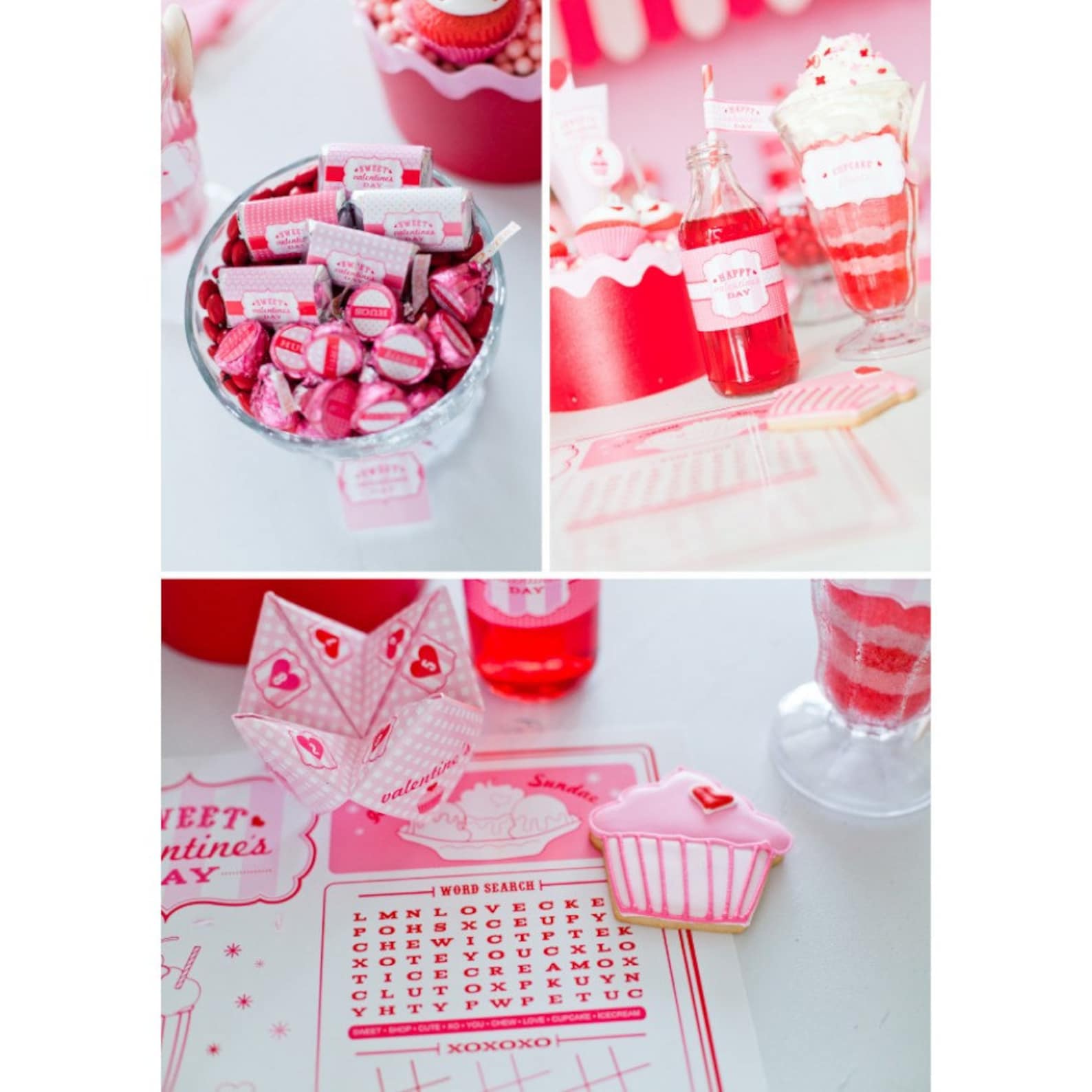 Sweet Valentines Day Printables - Printable DIY Collection - Etsy