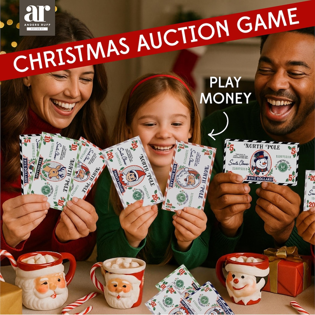 Merry Money Play Cash | Christmas Game Printable | Adult Christmas ...