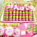 Tennis Preppy Sports Birthday - Pink and Green - Printable Customized ...