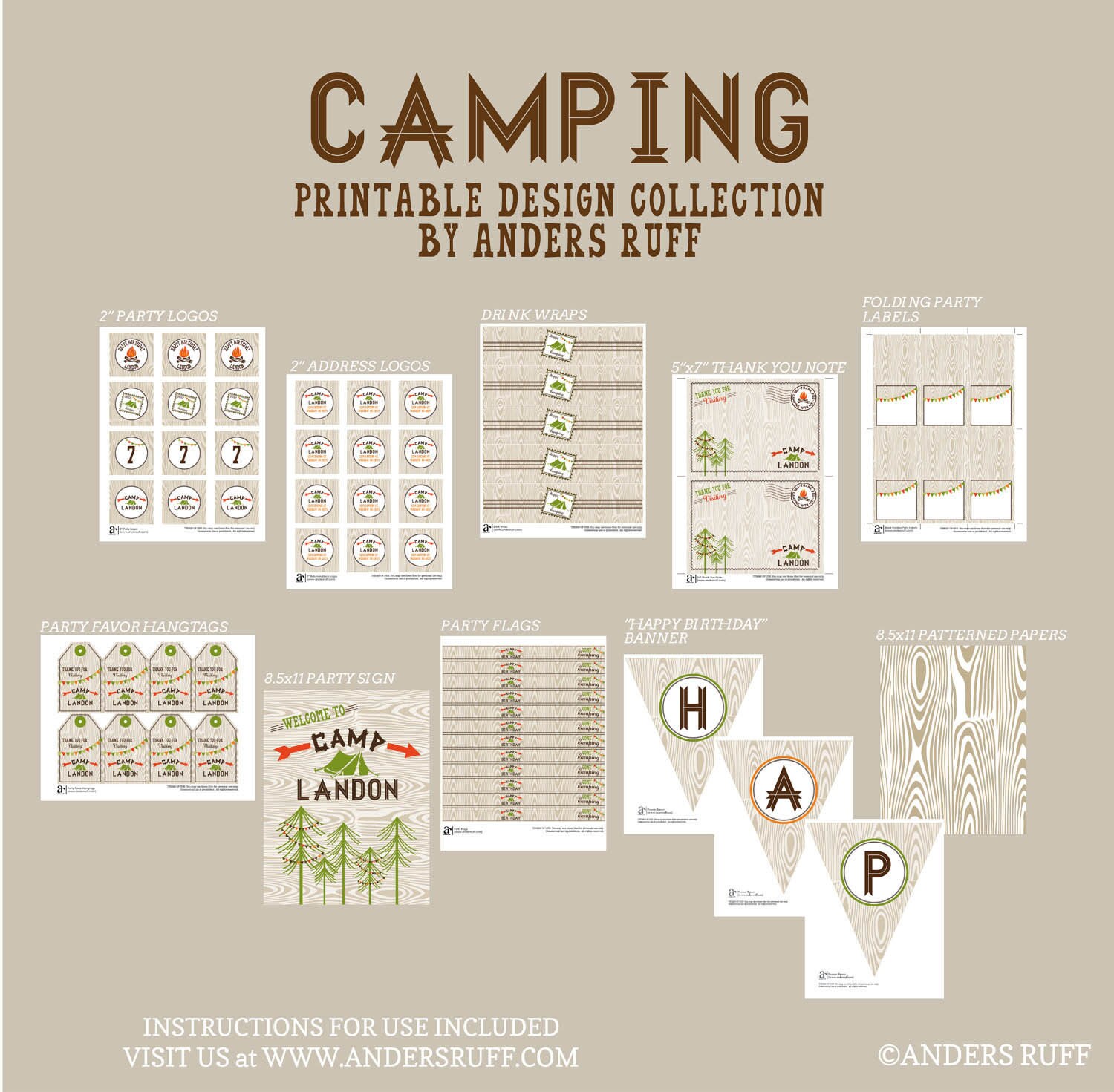 Camping Outdoors Tent S'mores Sleepover Camp Firepit | Etsy