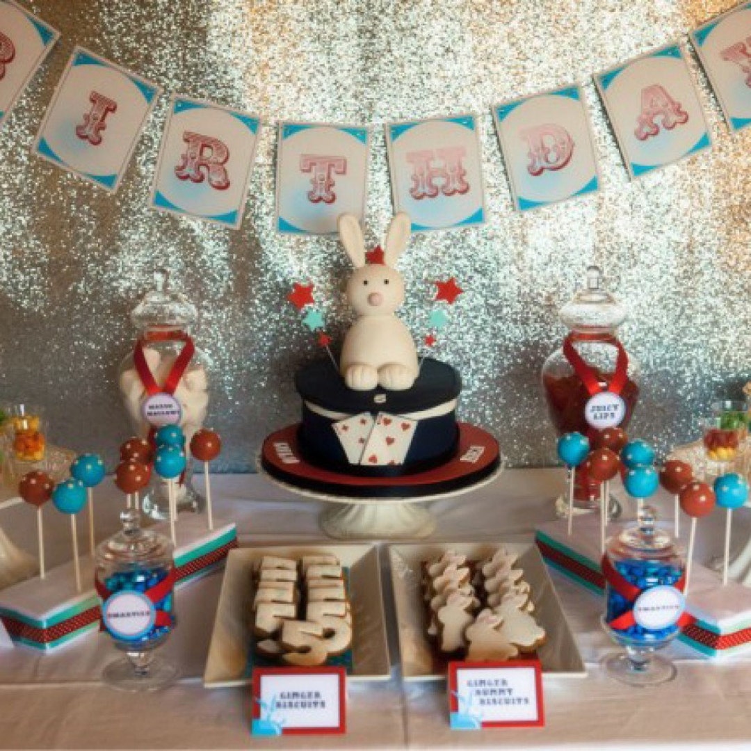 Vintage Magic Show Printables Magician Birthday Party Printables ...