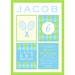 Tennis Preppy Sports Birthday - Pink or Blue - Printable Customized ...