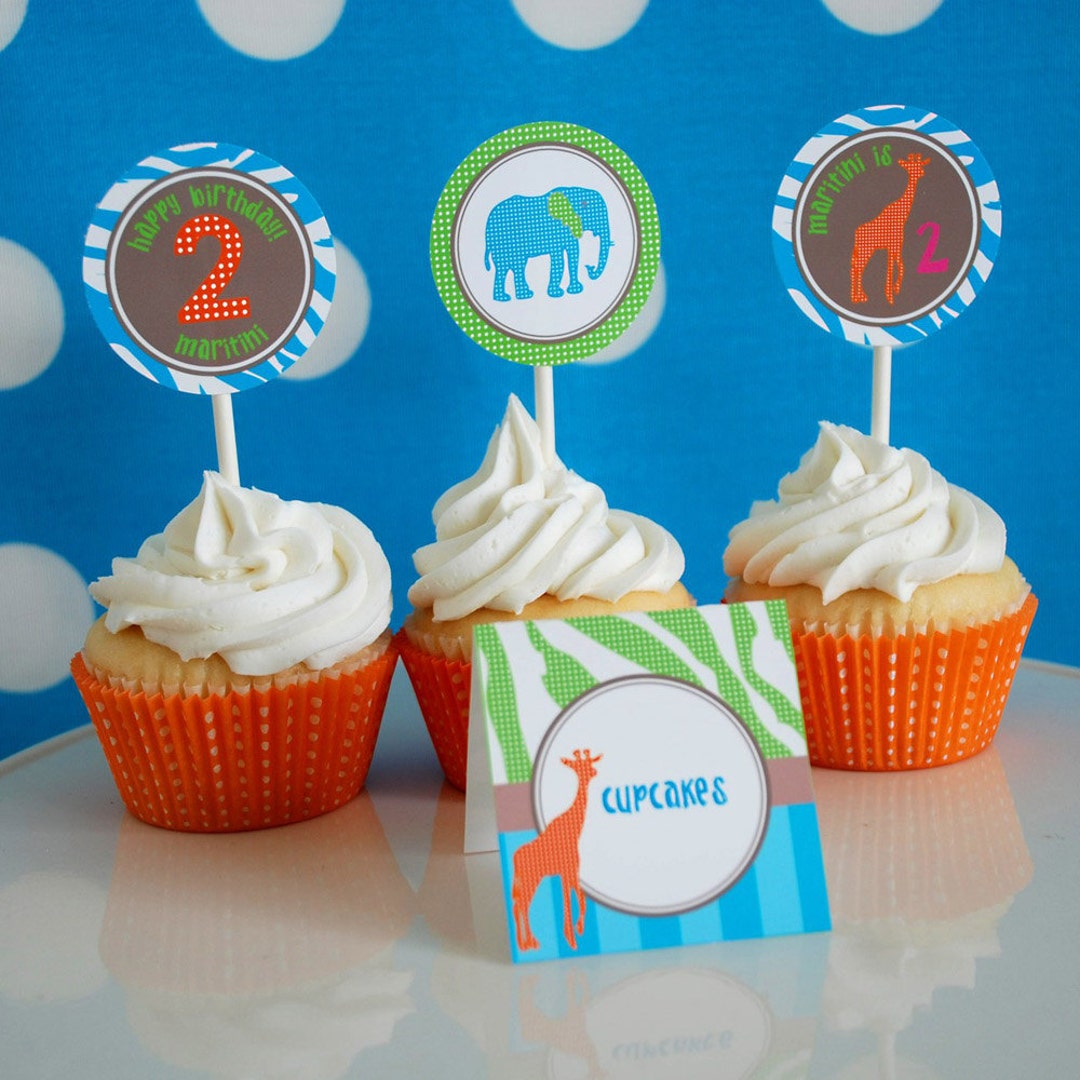 Safari Jungle Animals Zoo Birthday - Printable Customized Package - Etsy