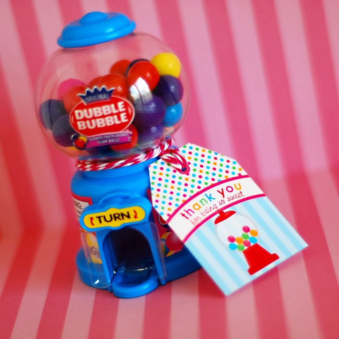 Bubble Gum Gumball Girl Birthday - Printable Customized Package - Etsy