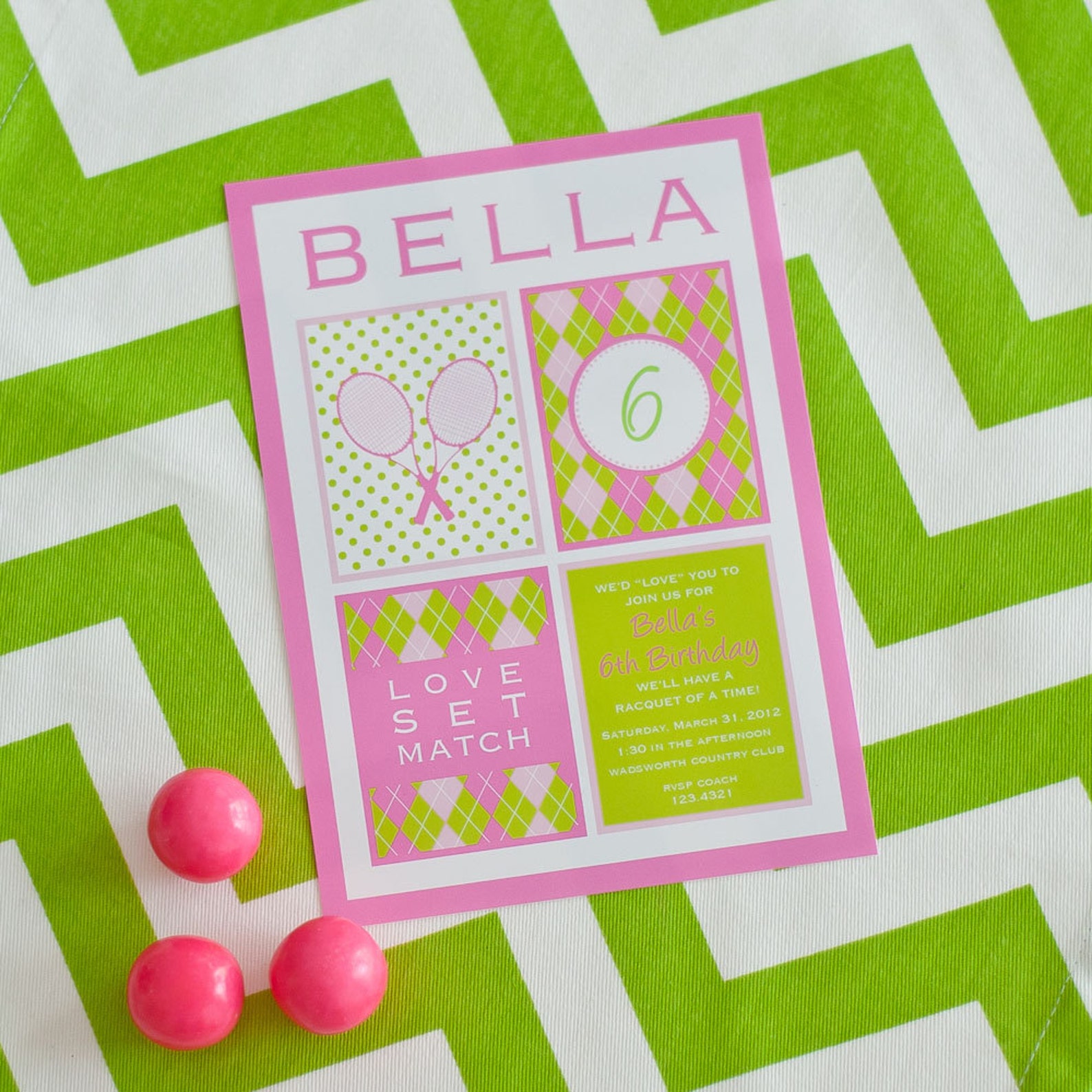 Tennis Preppy Sports Birthday Pink or Blue Printable - Etsy