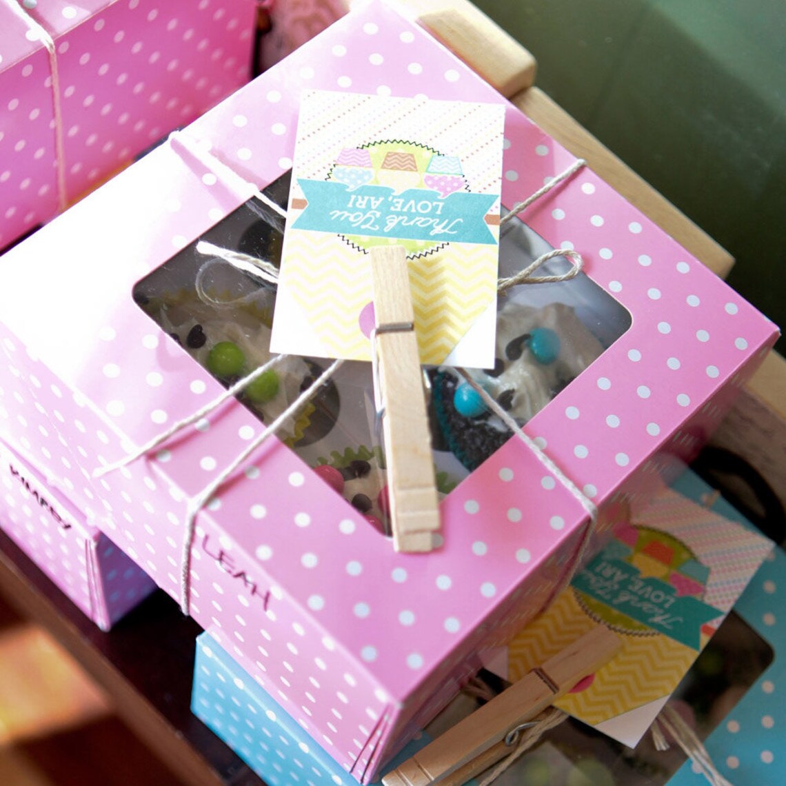 Chevron Cupcake Birthday Printable Customized Package - Etsy