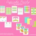 Chevron Cupcake Birthday - Printable Customized Package - Etsy