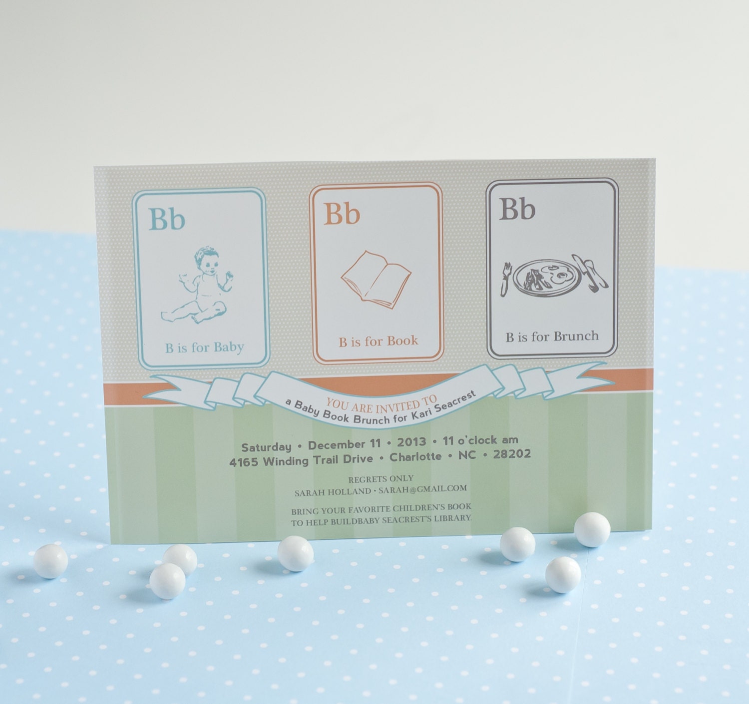 Baby Book Baby Shower Printable Customized Invitation - Etsy Canada