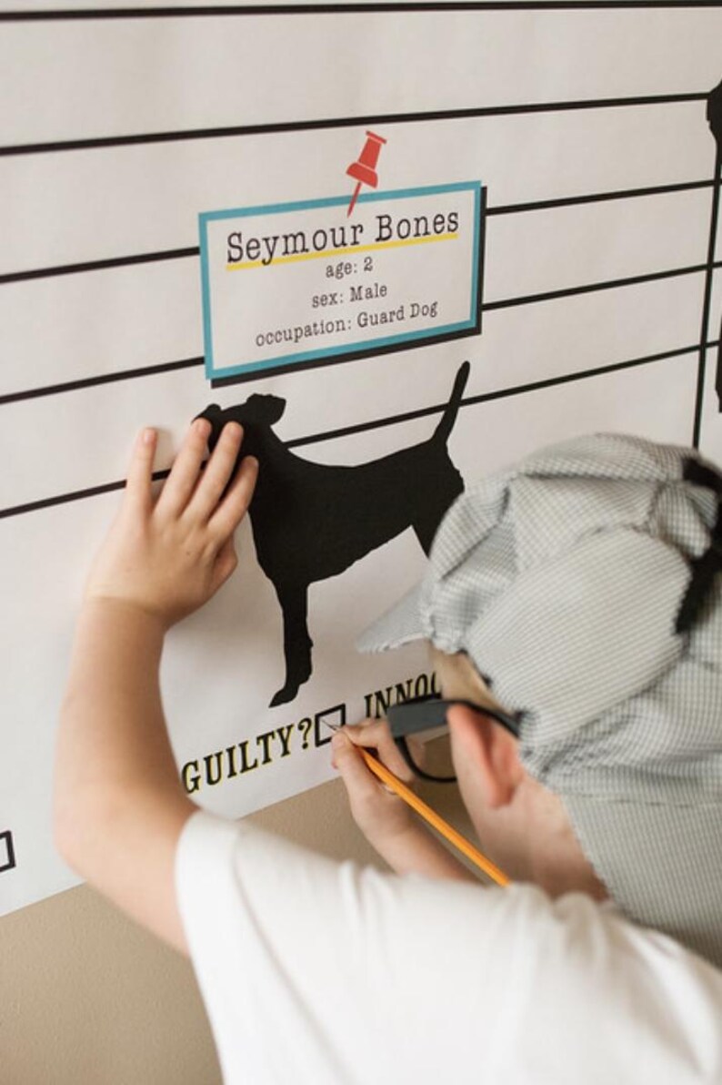 Crime Scene Banner – Printable Detective Party Pennant Garland - Etsy