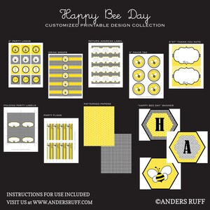 Bumble Bee Day Happy Bee Day Buzz Honey Beehive First Birthday ...