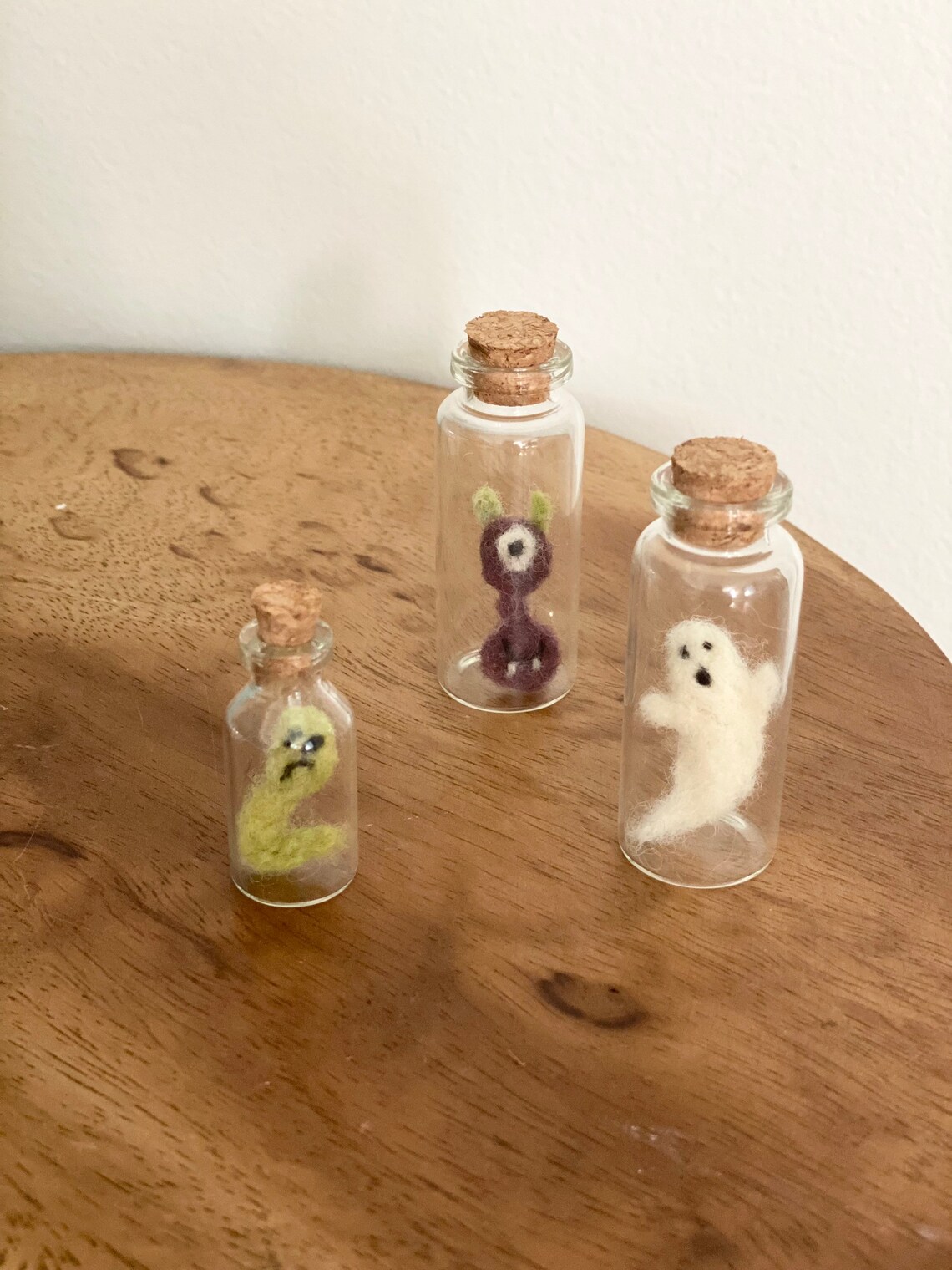 Needle Felted Oddity Jars Ghost in a Jar Alien in a Jar - Etsy