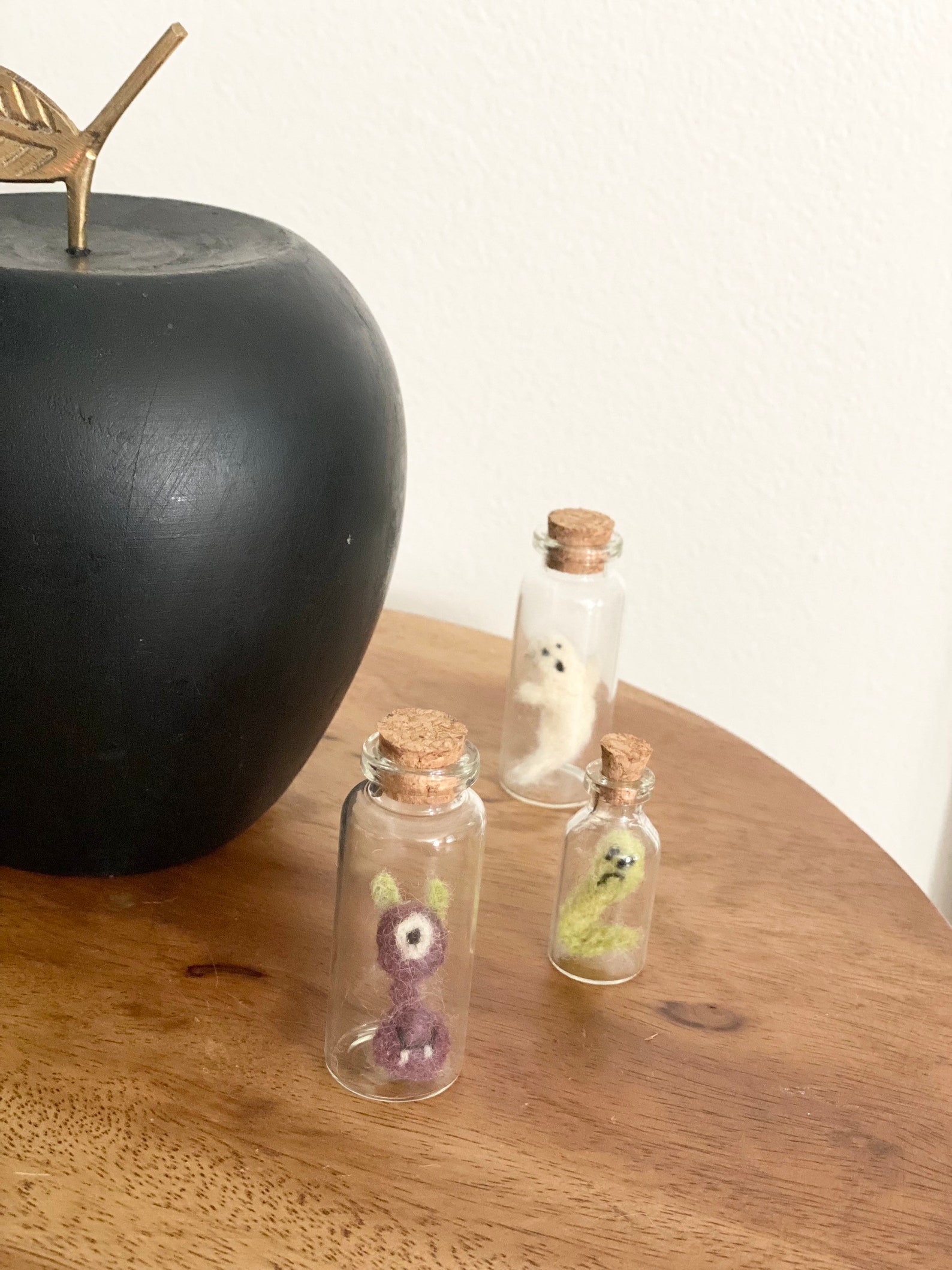 Needle Felted Oddity Jars Ghost in a Jar Alien in a Jar - Etsy