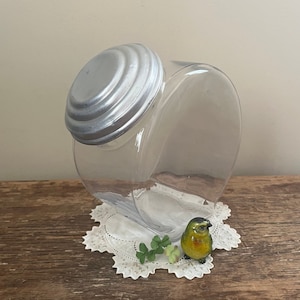 Vintage General Store Candy Jar - Glass Countertop Candy Jar Container ...