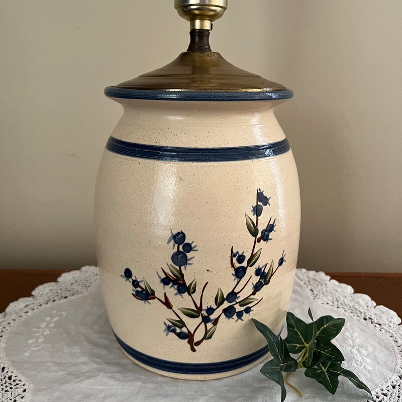 Pottery Lamp - Etsy