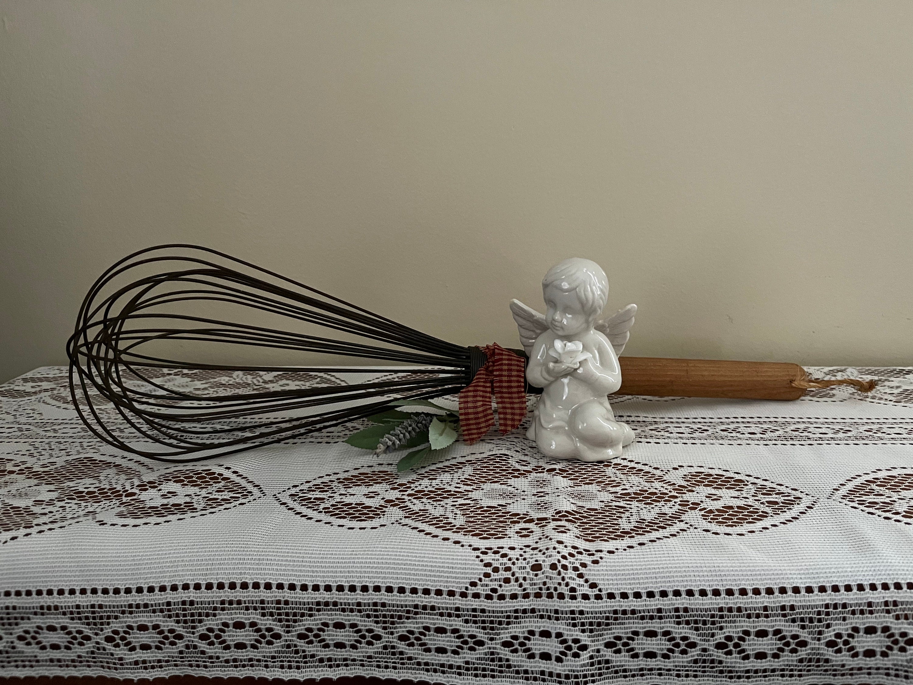 Vintage French Balloon Whisk Farmhouse Industrial Extra - Etsy