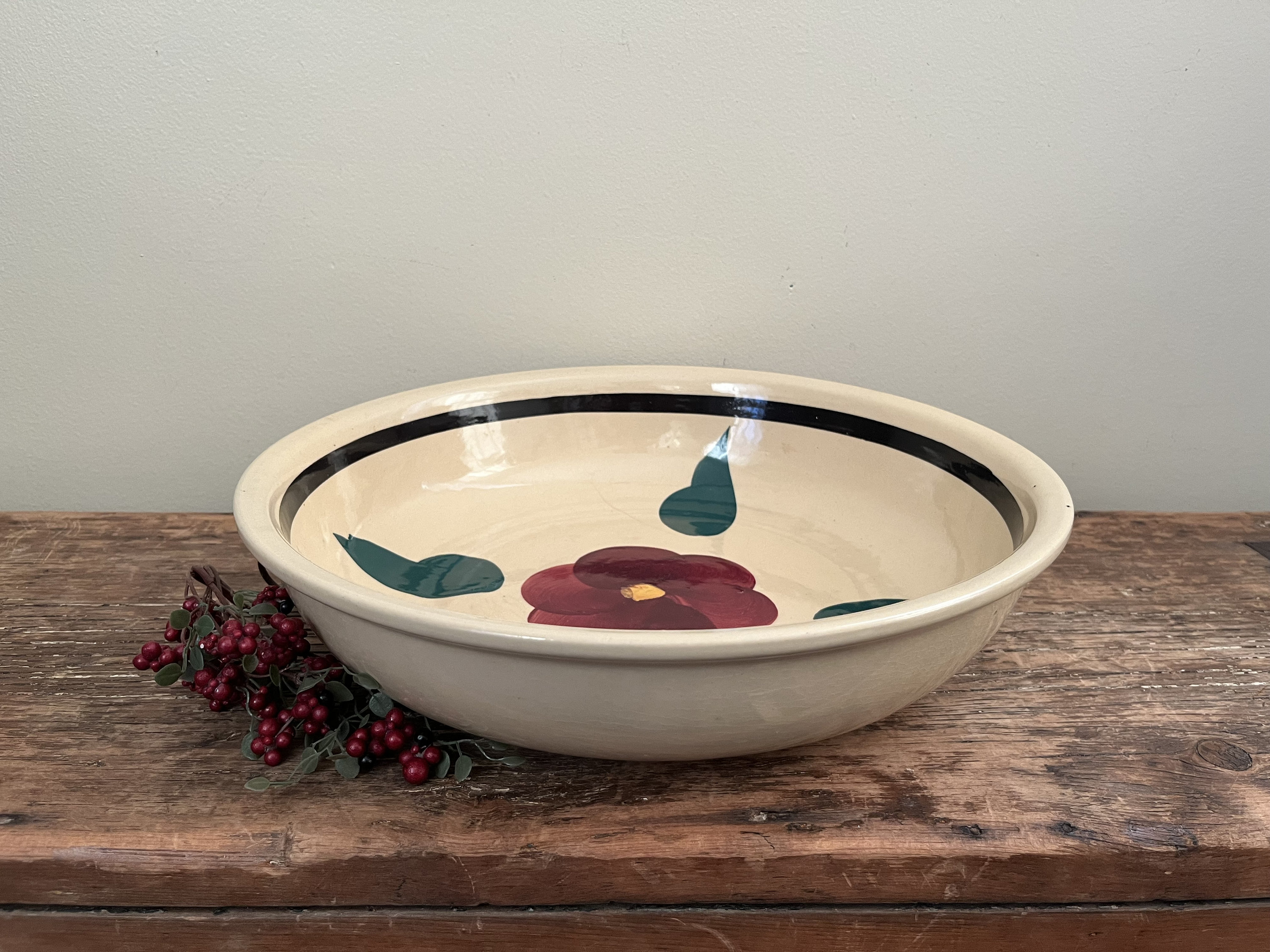 Oven Ware USA Bowl Vintage Farmhouse Bowl Mixing Bowl Serving Bowl ...