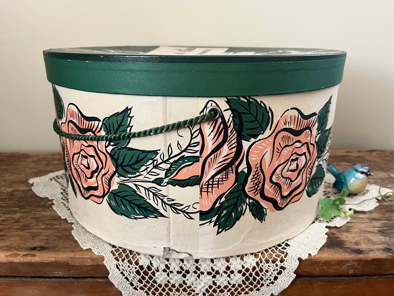 Vintage Hess Bros Hat Box Hess Bros Department Store Accessory Box ...