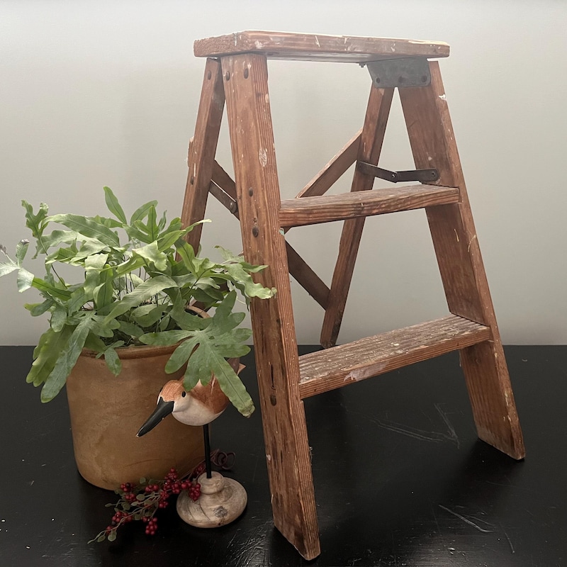 Rustic Painted Ladders - Etsy