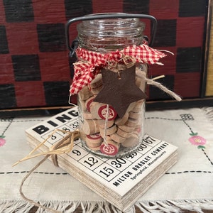 Vintage Bingo Game Cards Wood Numbers and Card Markers - Vintage Bingo ...