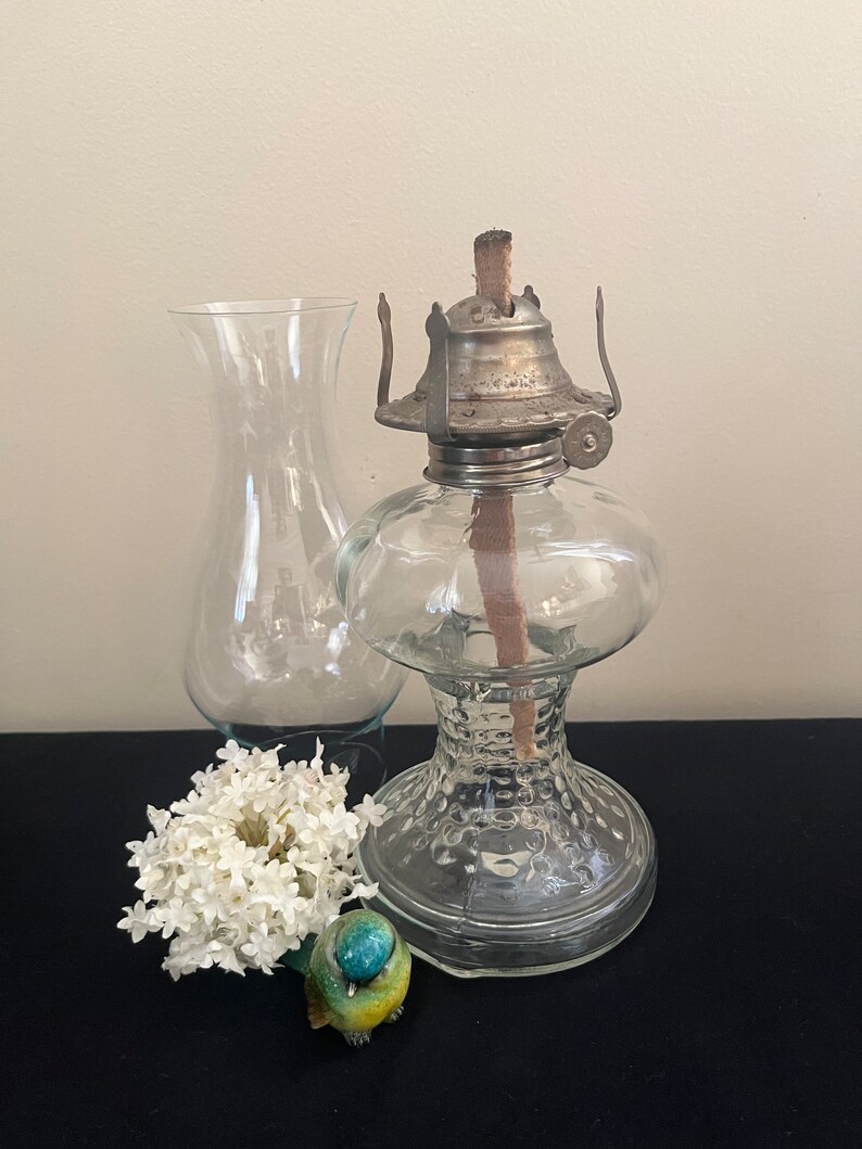 Vintage Lamp Light Farms Oil Lamp Double Oil Reservoir Made in Austria ...