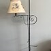 Vintage Longaberger Basket Lamp - Black Wrought Iron Basket Display ...