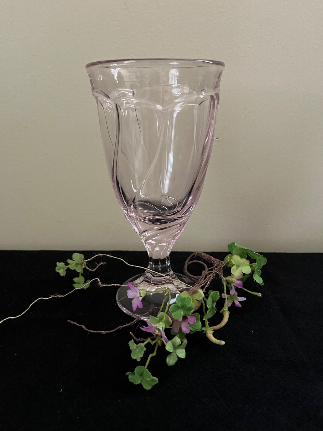 Set of 5 Sweet Swirl Pink Iced Tea Goblets by Noritake - Etsy