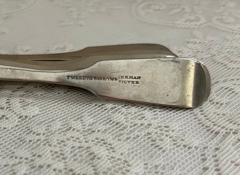 Antique German Silver Coin Silver Spoons Fiddleback Spoon Pattern ...