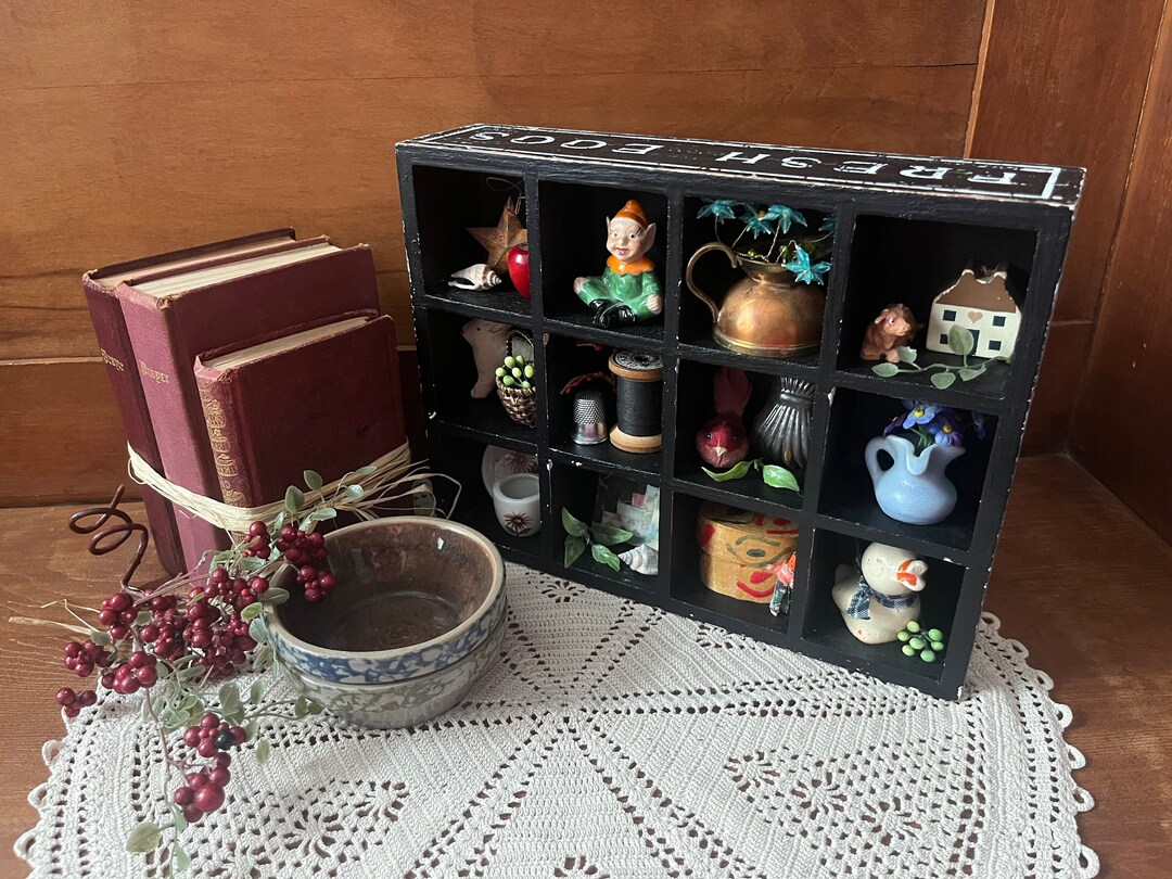 Miniature Collection Assemblage Display Box - Art Box Collection of ...