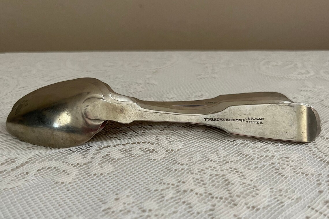 Antique German Silver Coin Silver Spoons Fiddleback Spoon - Etsy