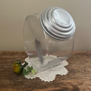 Vintage General Store Candy Jar - Glass Countertop Candy Jar Container ...